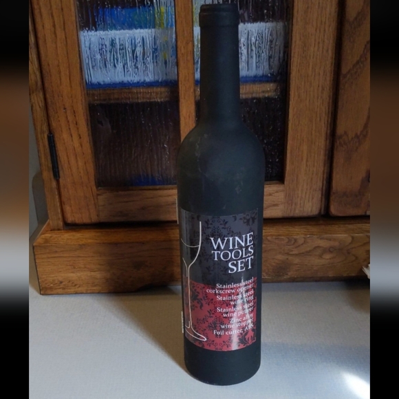 Menards | Kitchen | Wine Tools Set Corkscrew Ring Pourer Stopper And ...